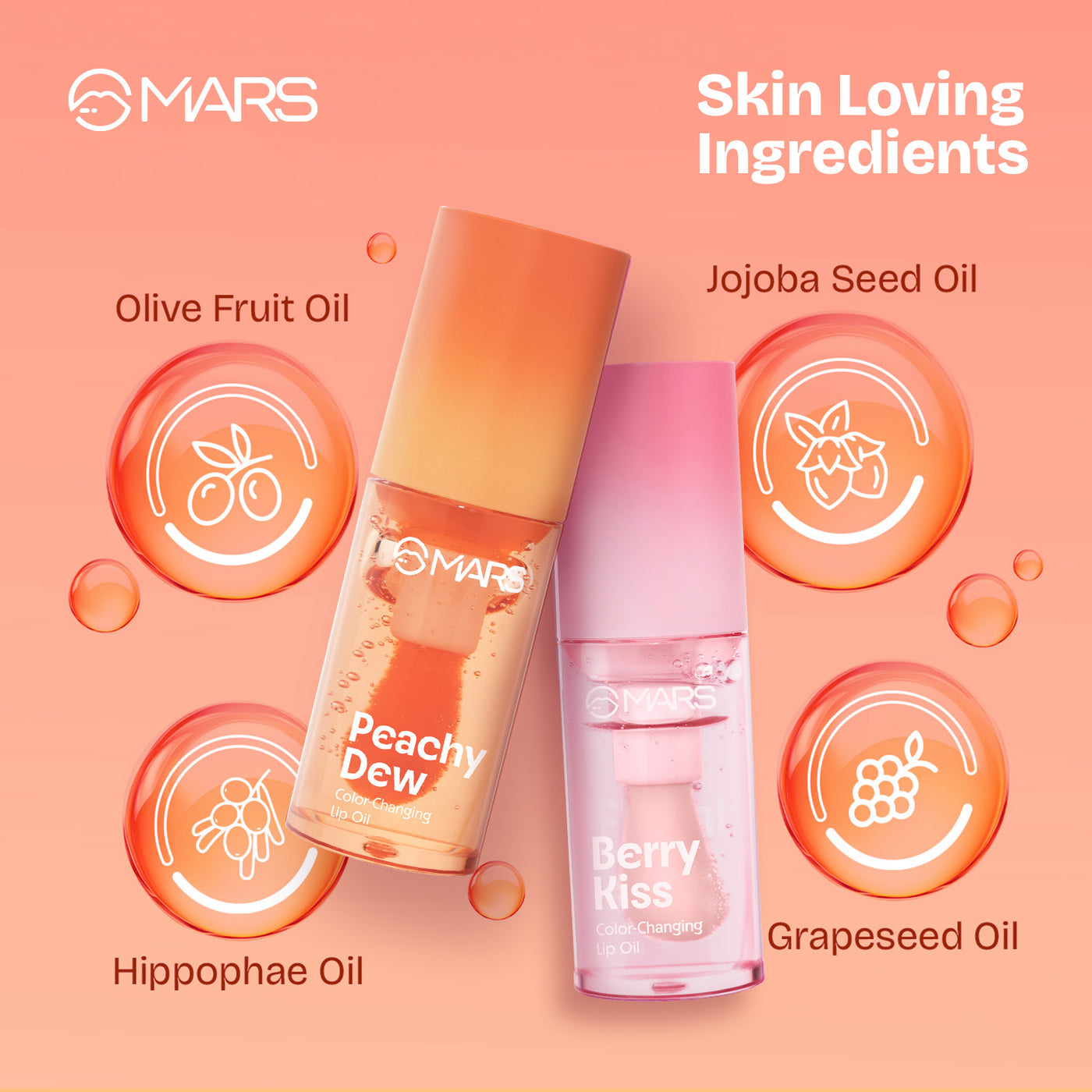 Buy MARS Color Changing Lip Oil (4.8ml) | MARS Cosmetics | MARS Cosmetics