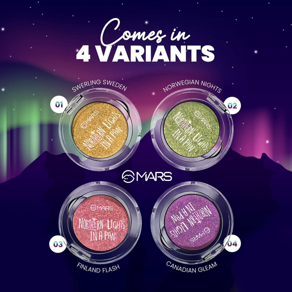 Northern Lights In A Pan – MARS Cosmetics
