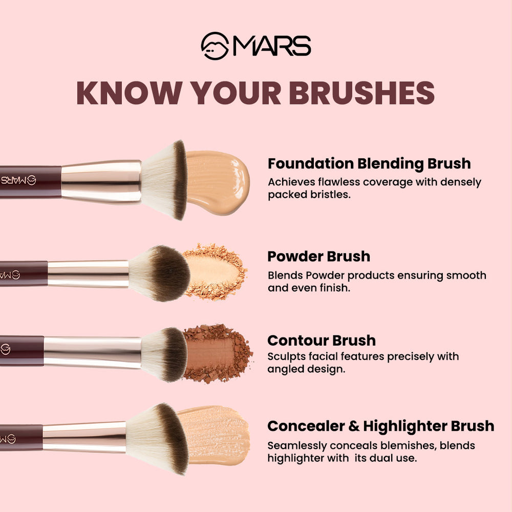 Professional Brush Set | Pack of 12 – MARS Cosmetics