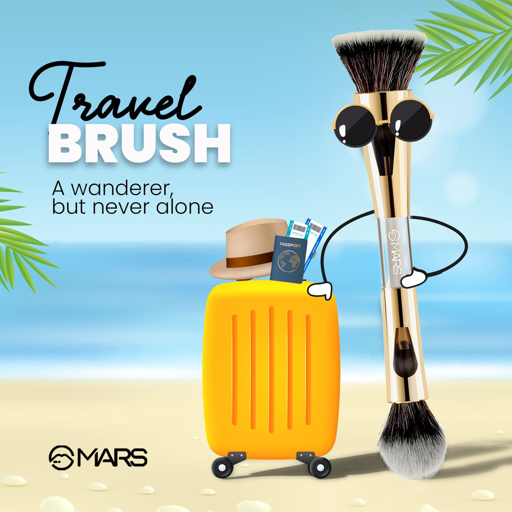 Buy MARS 4 In 1 Travel Brush | Travel-Friendly Makeup Brush | MARS ...