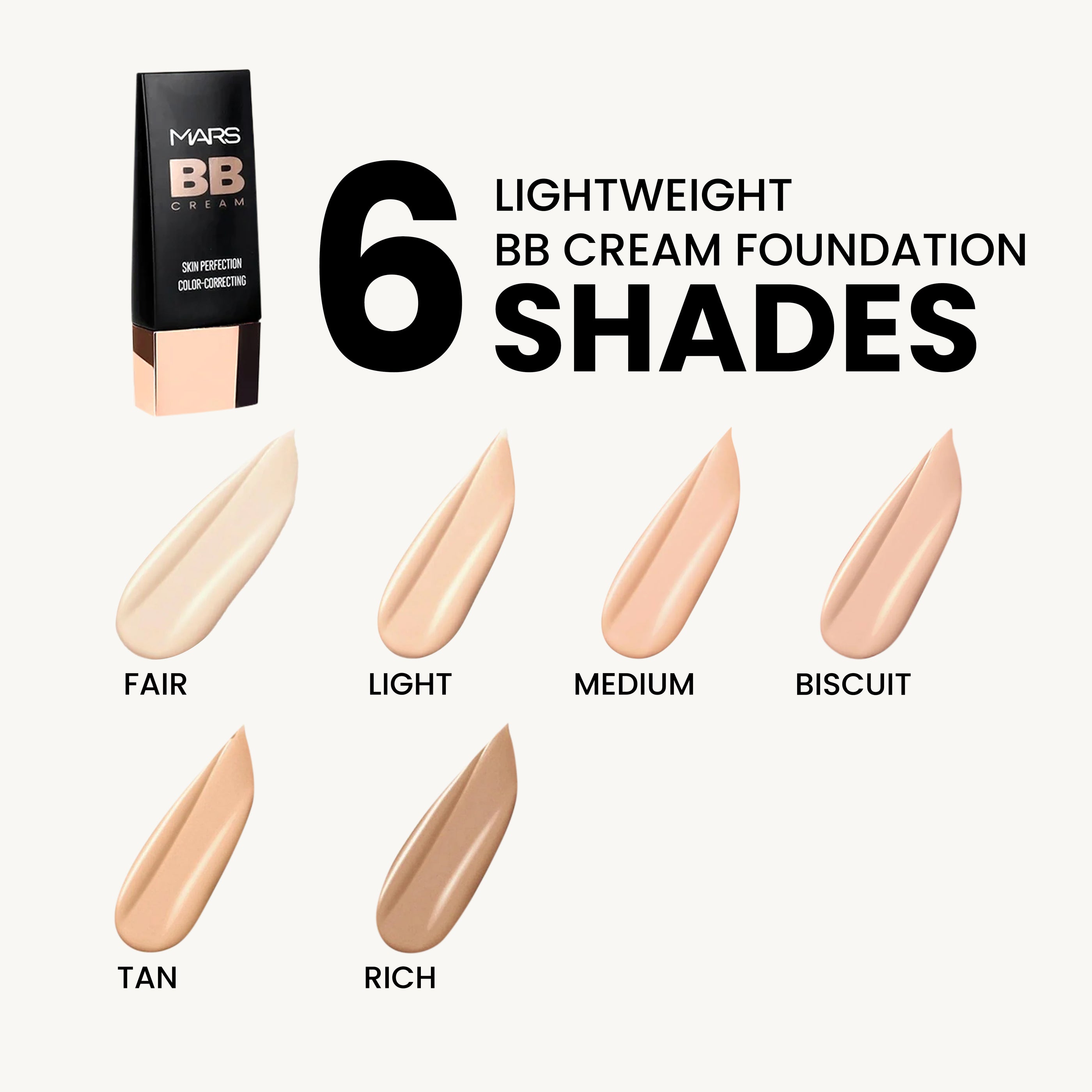 Buy Lightweight BB Cream Foundation (30 ml) | MARS Cosmetics | MARS ...