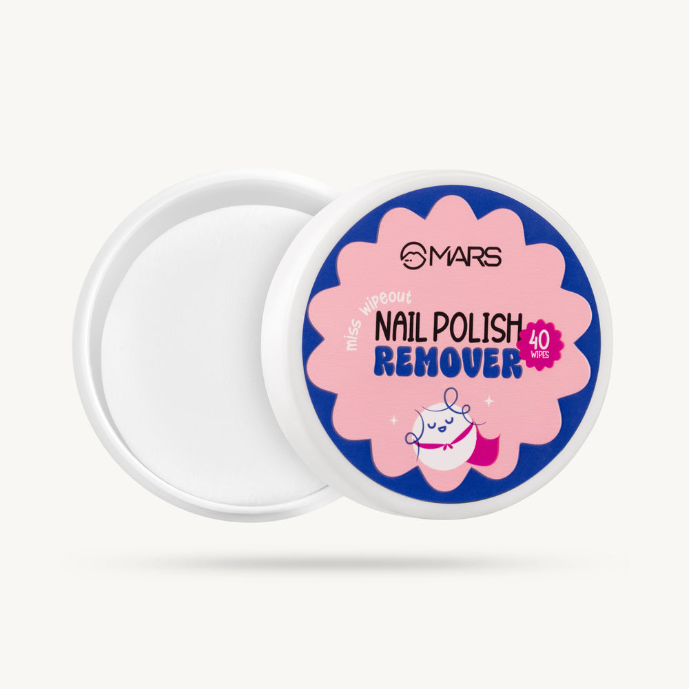 Miss Wipe out| Acetone-Free Nail Polish Remover Wipes | MARS Cosmetics