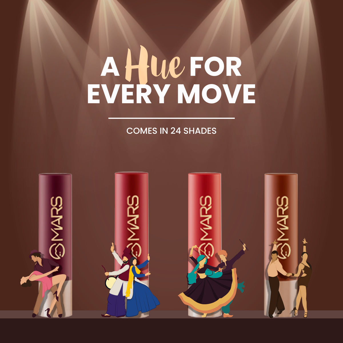 Buy MARS Creamy Matte Long Stay Lipstick | MARS Cosmetics | MARS Cosmetics